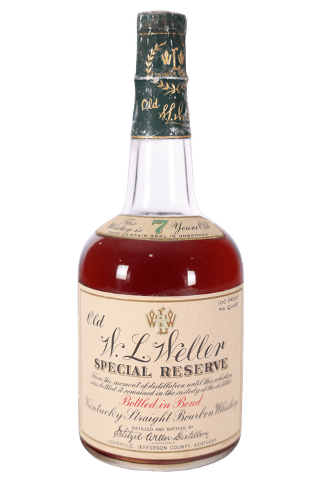 Old W.L. Weller 7 Year Special Reserve Bottled in Bond 1952 Release ...